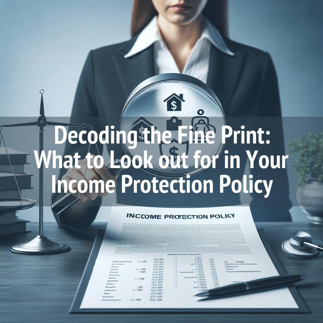 Comprehensive Guide: Key Essentials in Your Income Protection Policy