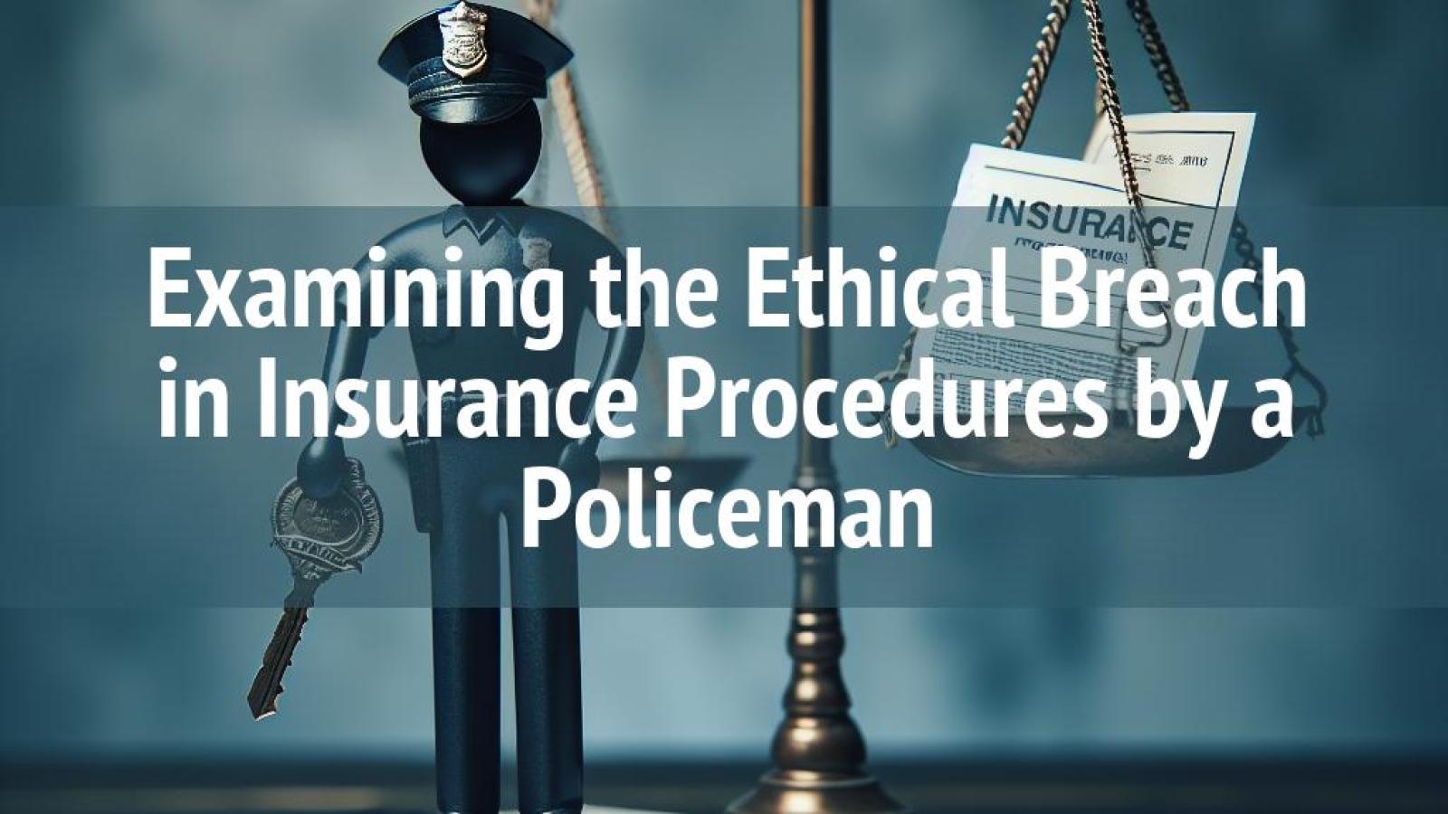 Examining Police Ethical Breach in Insurance Fraud Investigation