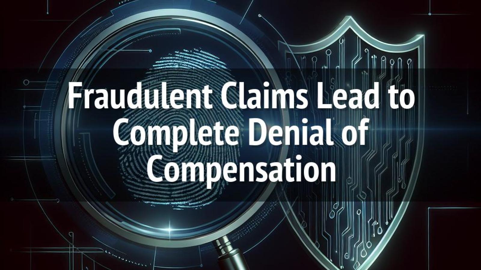 Impacts of Fraudulent Insurance Claims: No Compensation Payout