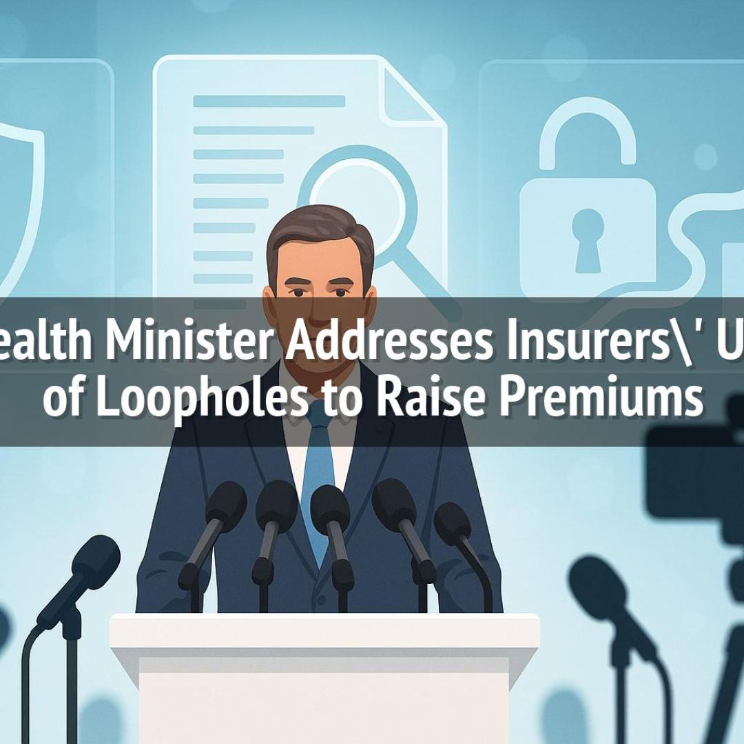 Health Minister Warns Insurers Over 'Underhanded' Price Hikes