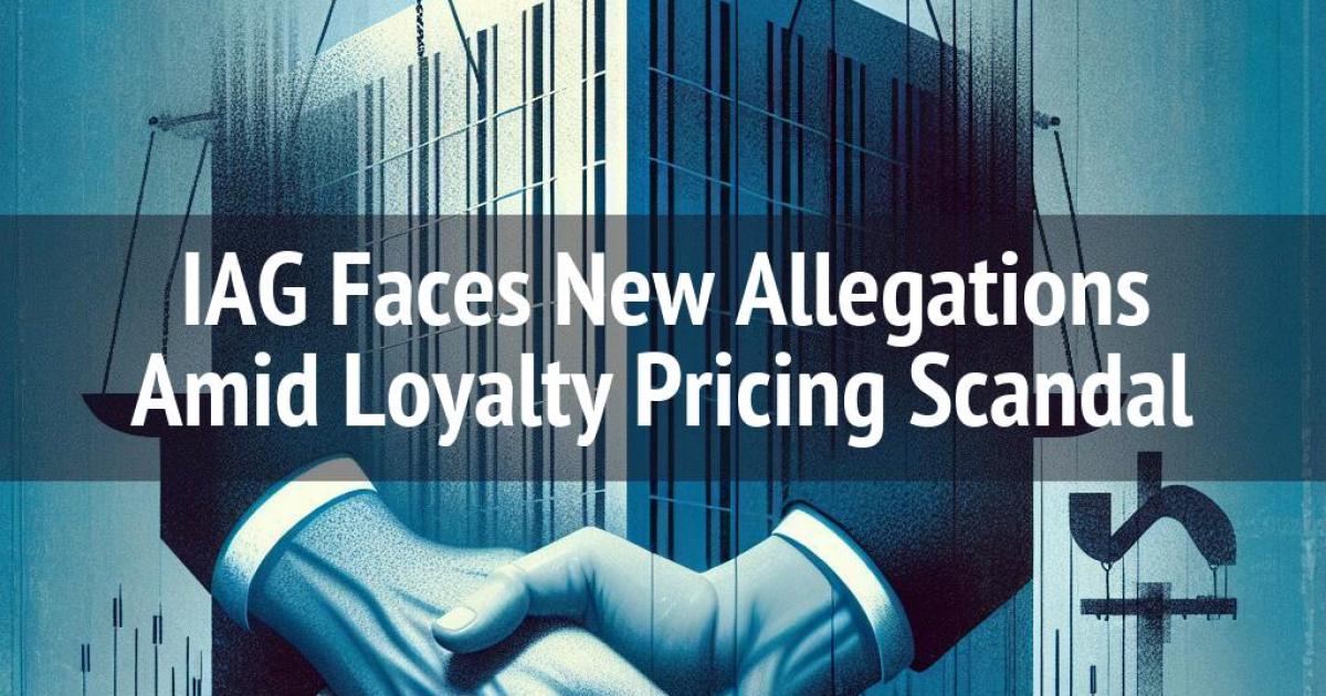 IAG Faces Loyalty Pricing Scandal Allegations Amid Lawsuit