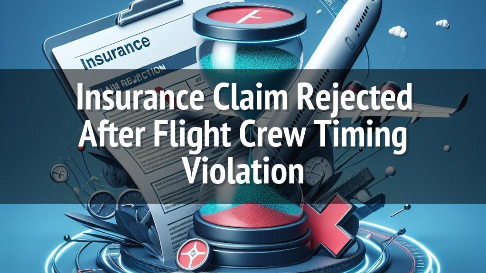 Insurance Claim Denied Due to Flight Crew Timing Violation