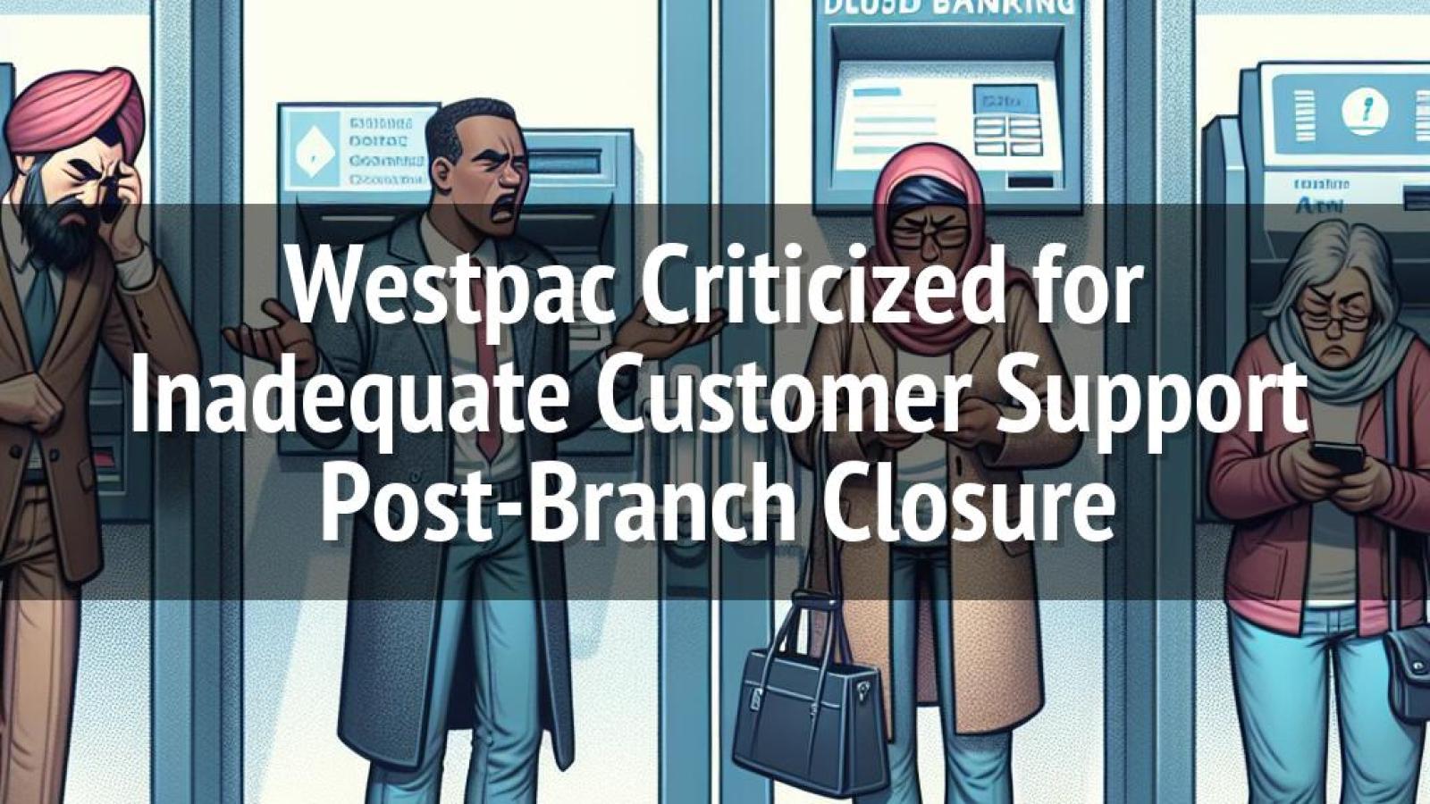 Westpac Criticized for Poor Support Amid Branch Closures